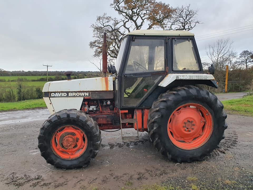 David brown 1490 4wd tractor - Ellwood farm machinery
