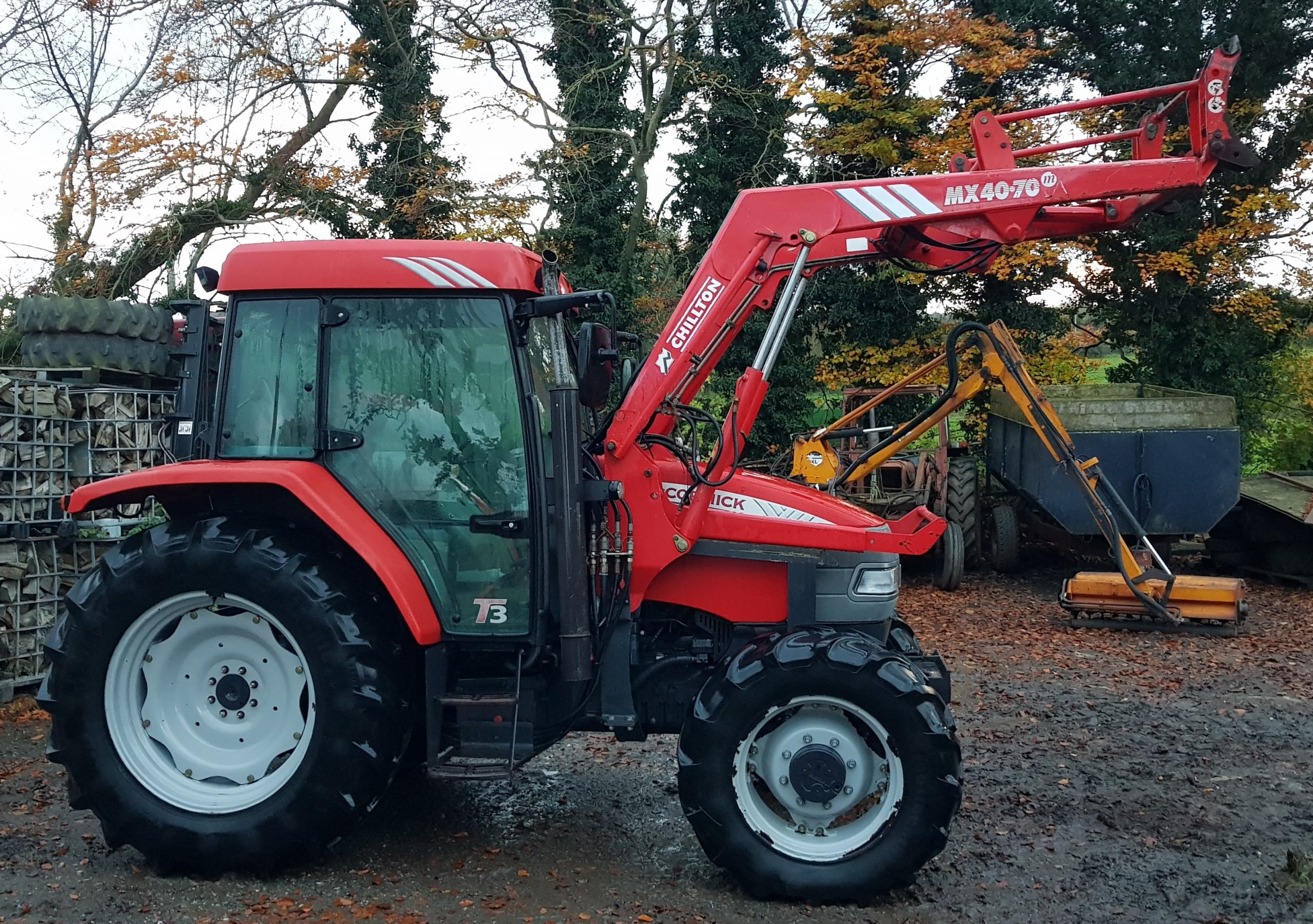McCormick Mx110 40k t3 cab Aircon tractor with loader - Ellwood farm ...