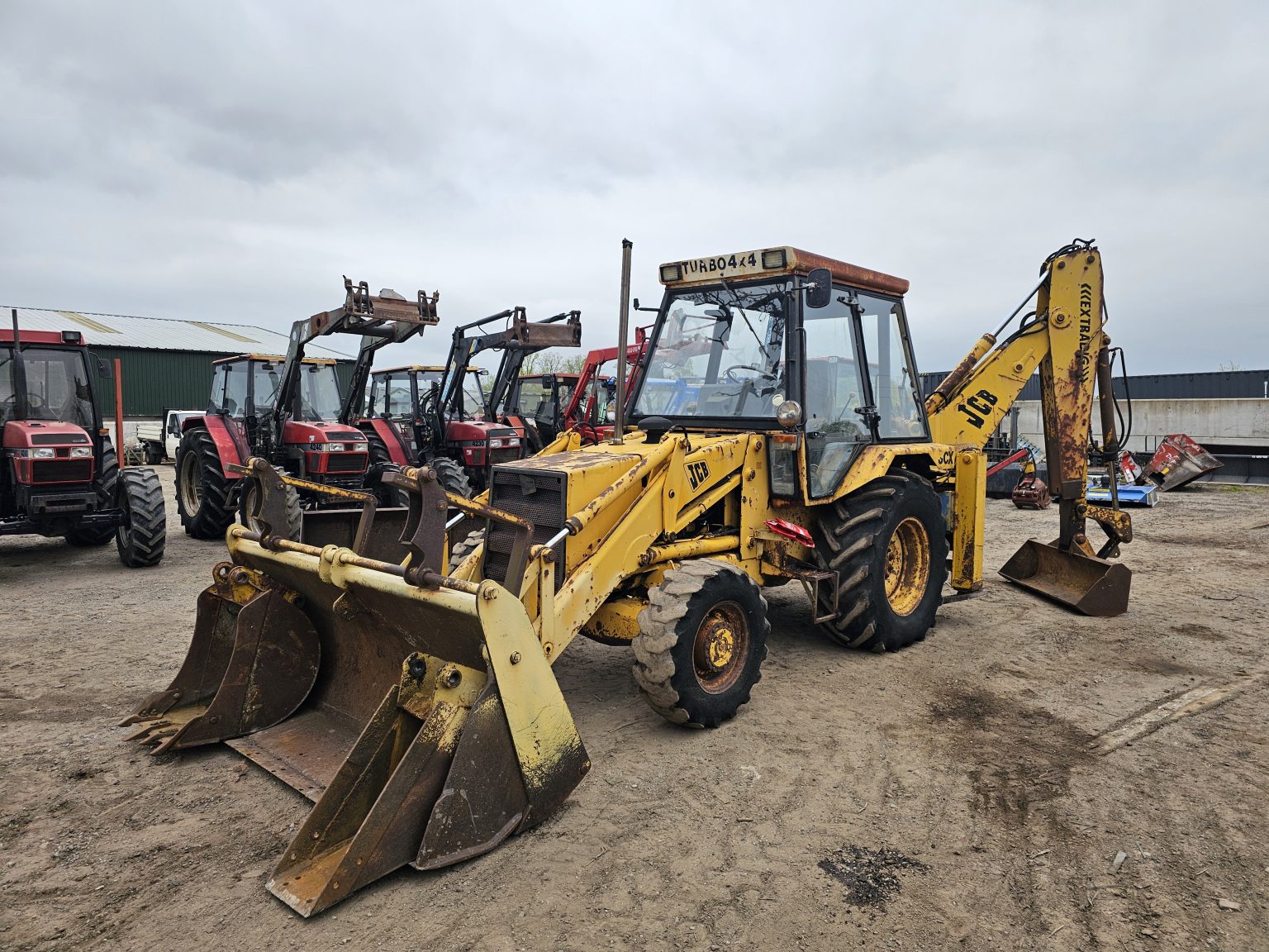 JCB 3CX TURBO 4X4 EXTRA DIG DIGGER LOADER 3 BUCKETS - Ellwood farm ...
