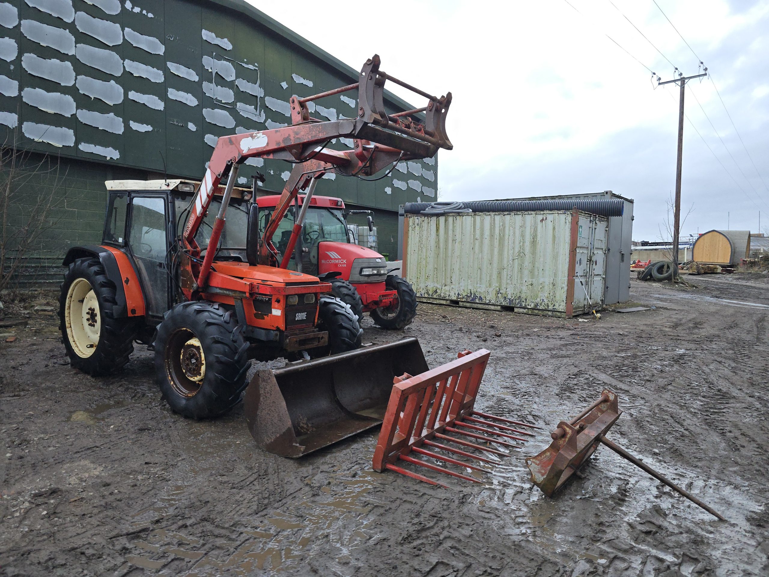 Same Explorer 80 4x4 loader tractor 40k - Ellwood farm machinery
