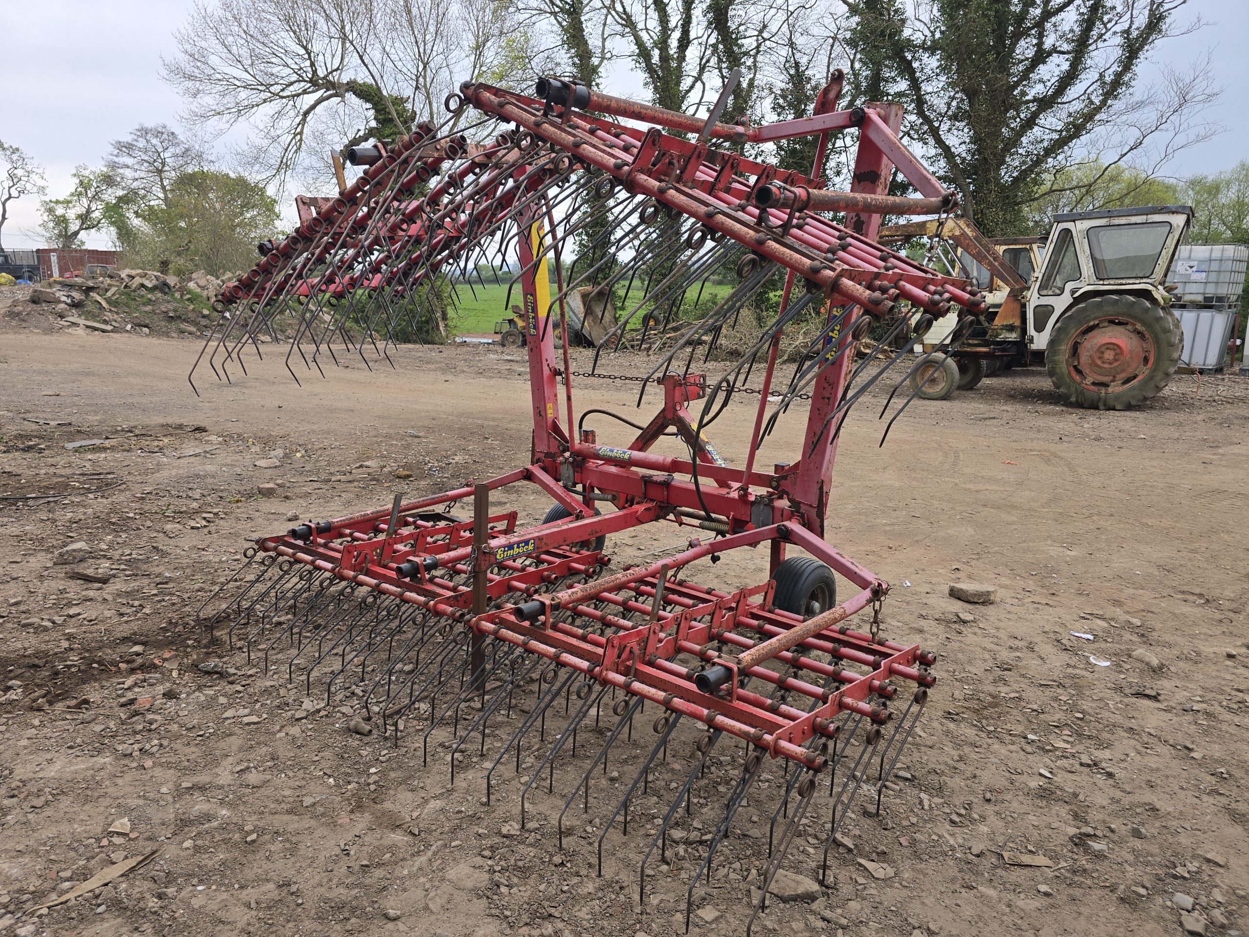 Spring tines harrows 6 meter - Ellwood farm machinery
