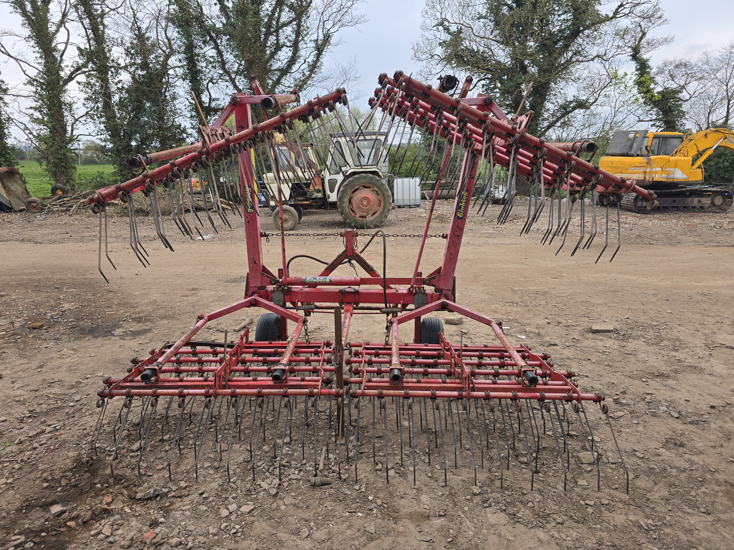 Spring tines harrows 6 meter - Ellwood farm machinery