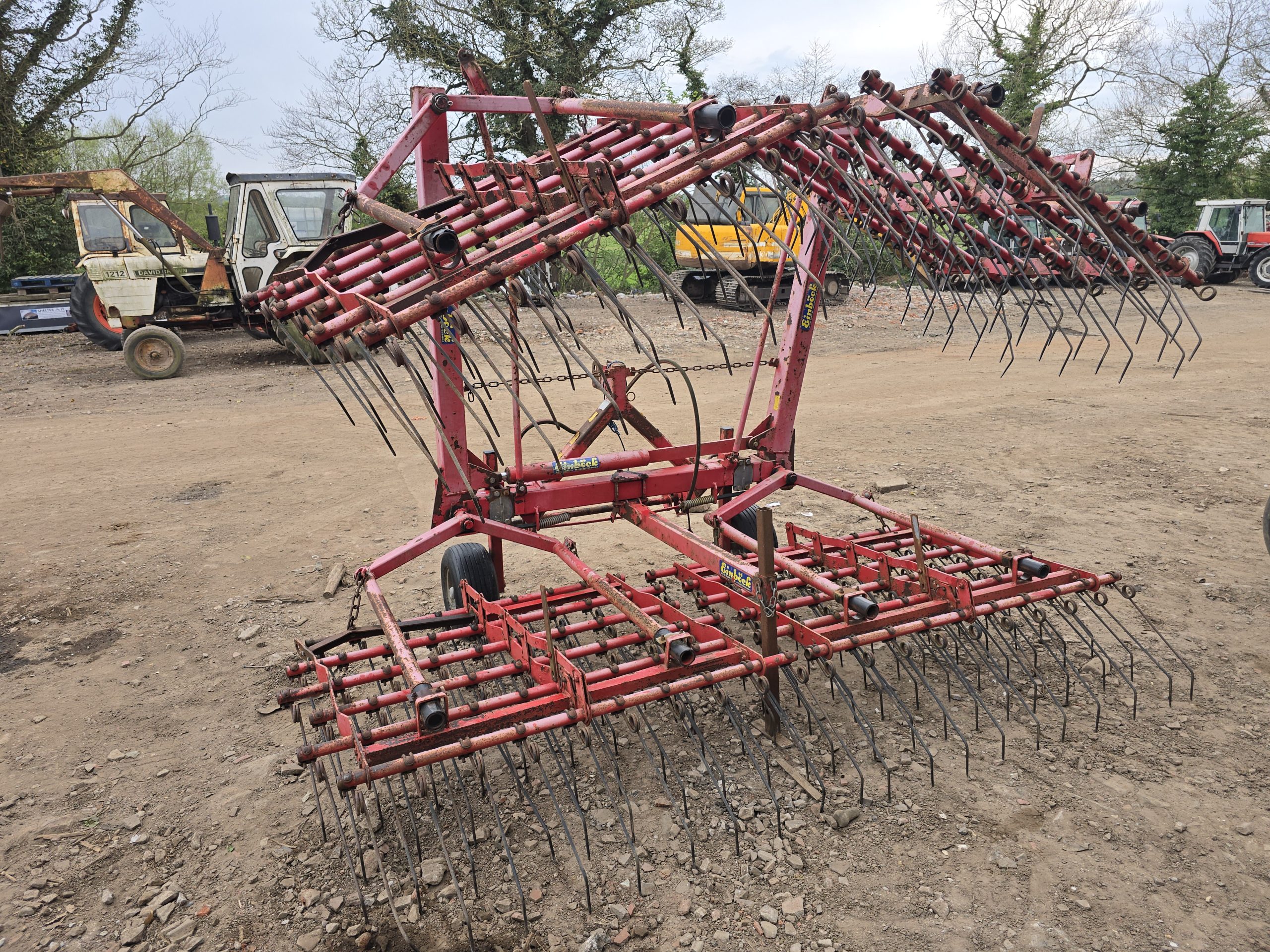 Spring tines harrows 6 meter - Ellwood farm machinery