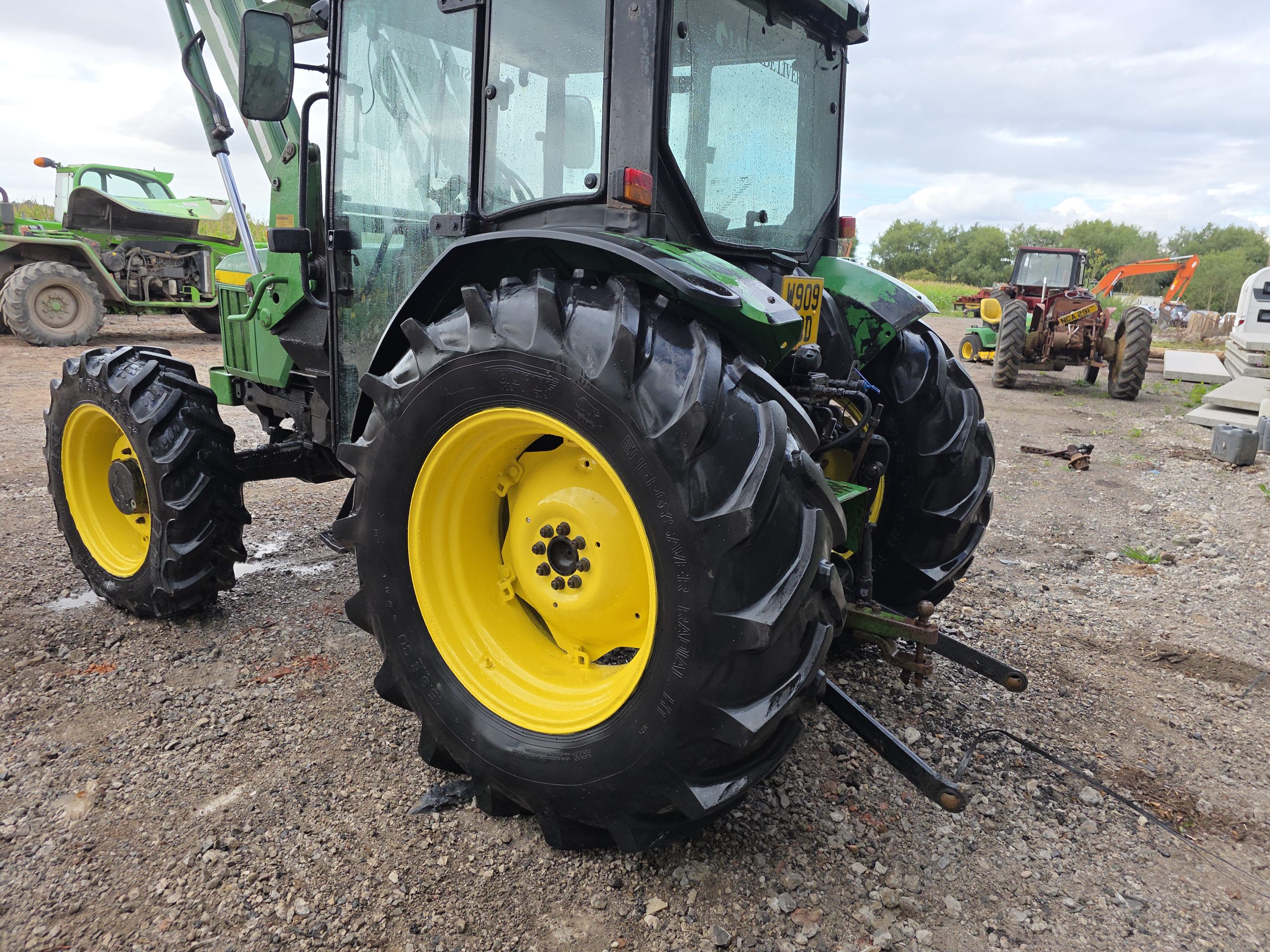 John deere 5400 4x4 loader tractor manual shuttle joystick controls 3rd ...