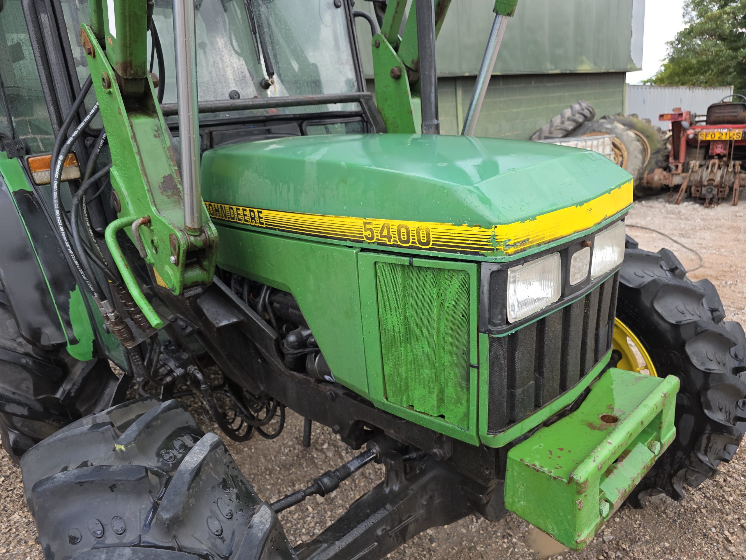 John deere 5400 4x4 loader tractor manual shuttle joystick controls 3rd ...