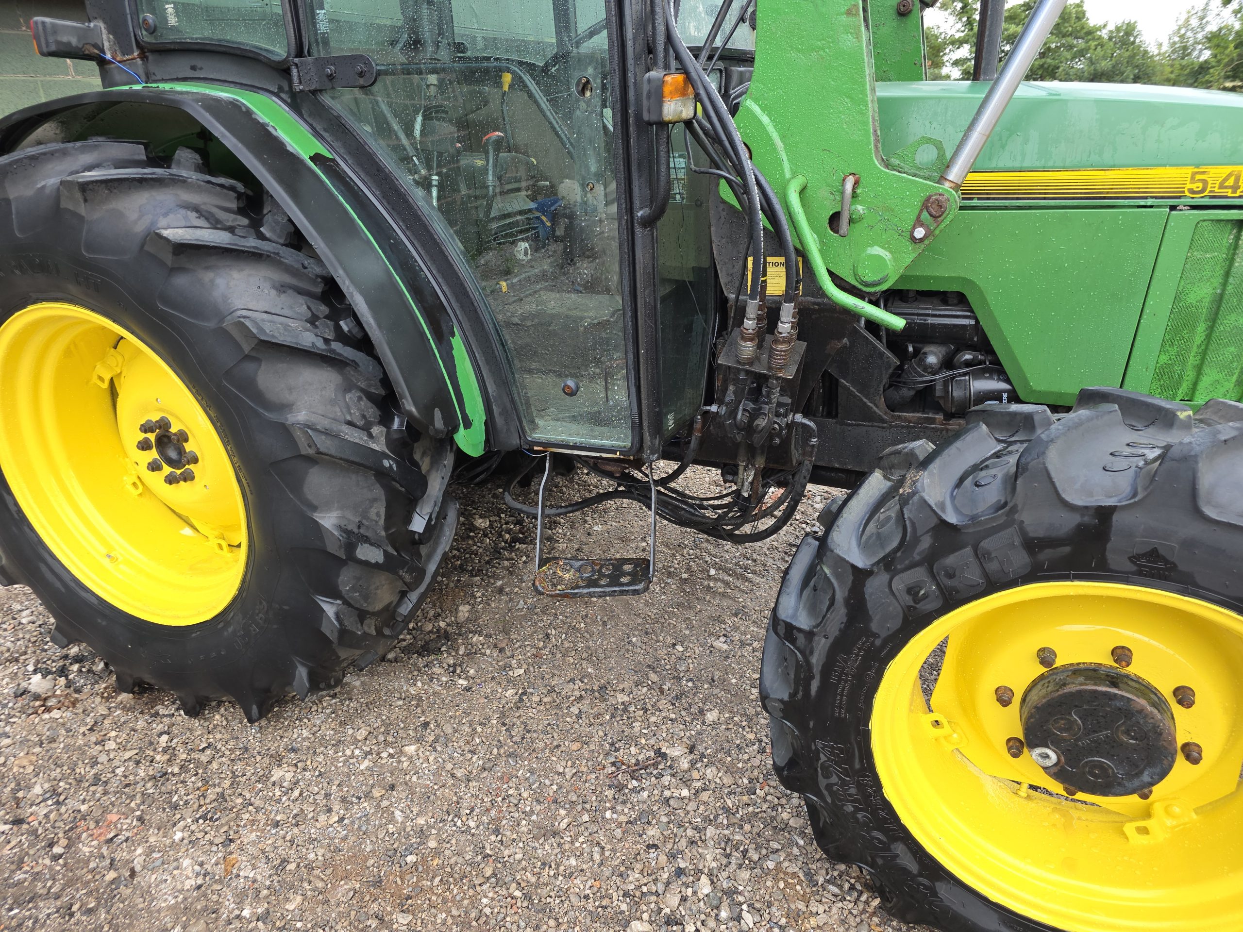 John deere 5400 4x4 loader tractor manual shuttle joystick controls 3rd ...