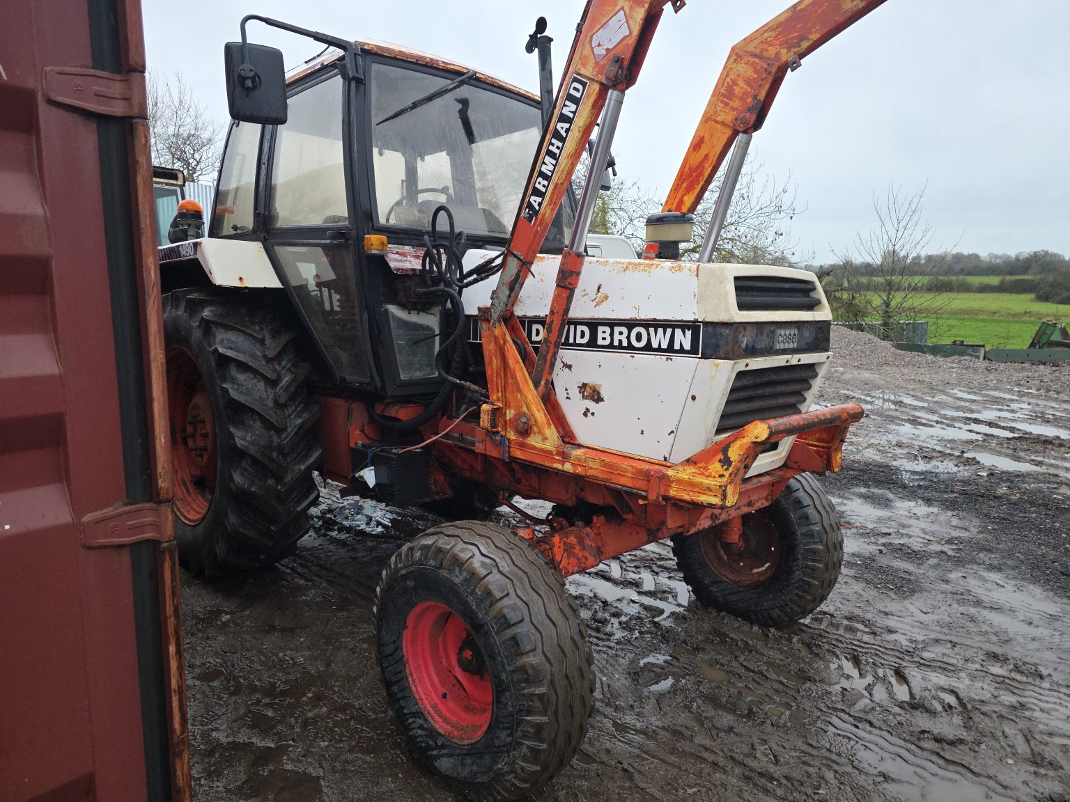 David brown 1490 tractor with loader - Ellwood farm machinery